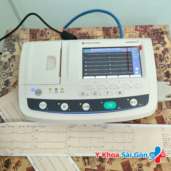 Máy Điện Tim 3 Cần Nihon Kohden ECG-3150 - Y Khoa Sài Gòn